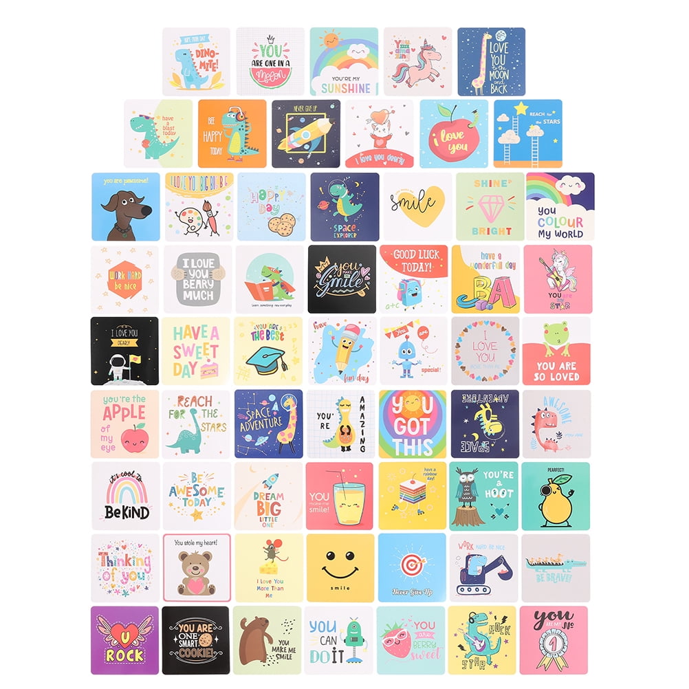 2 sets Lunch Box Note Motivational and Inspirational Bento Cards ...