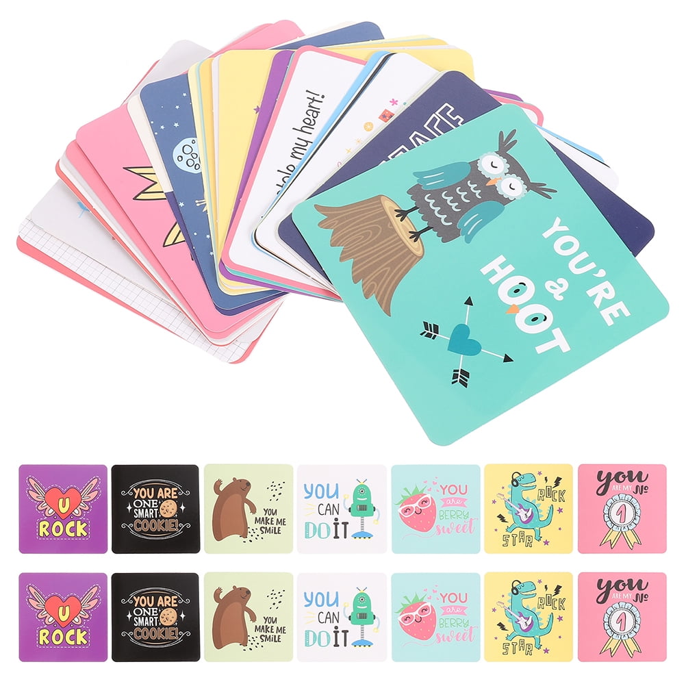 2 sets Lunch Box Note Motivational and Inspirational Bento Cards ...