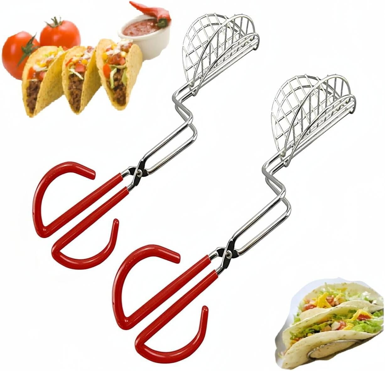 2 sets Taco Maker Press Fried Taco Shells Mold Crisp Deep Fryer Kitchen ...