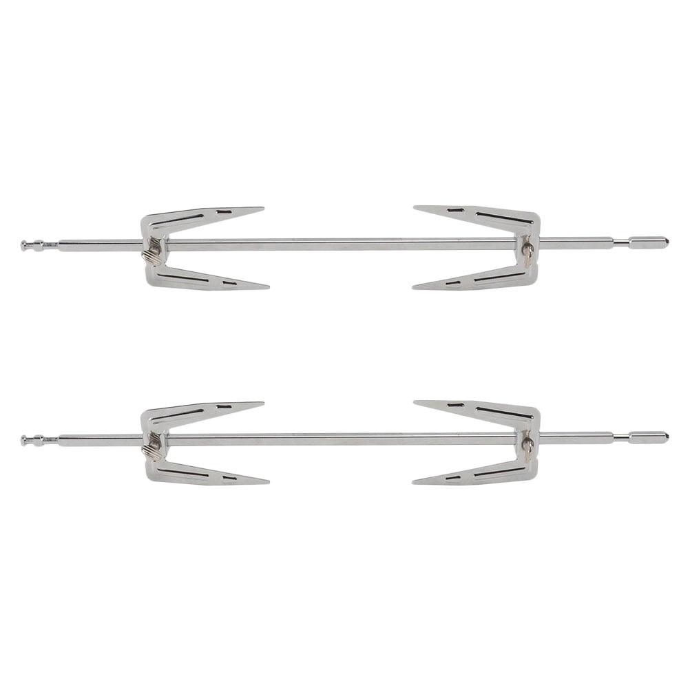 2 sets of BBQ Kitchen Grill Forks Stainless Steel Food Forks Oven ...