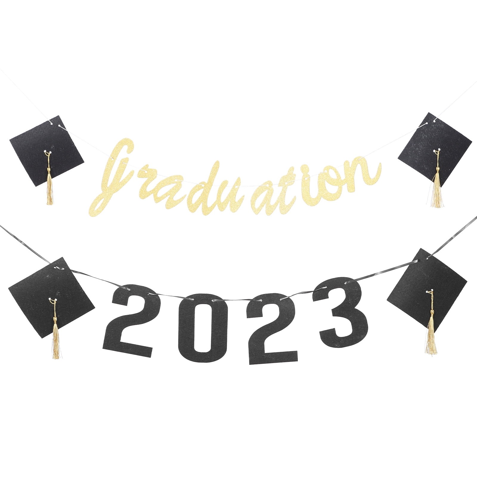 2 Sets Of Congrats Grad Banner Graduation Party Banner Party Banner