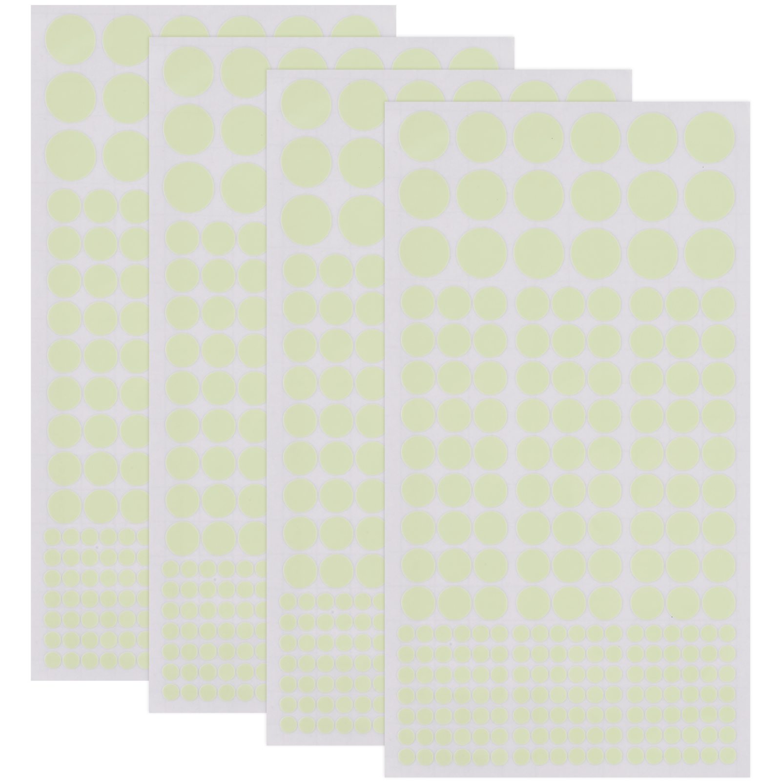 2 sets of Luminous Dot Shape Wall Sticker Removable Bedroom Decor Party ...