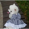 2 sets of black plaid lace skirts for pets, JK plaid skirts, harnesses ...