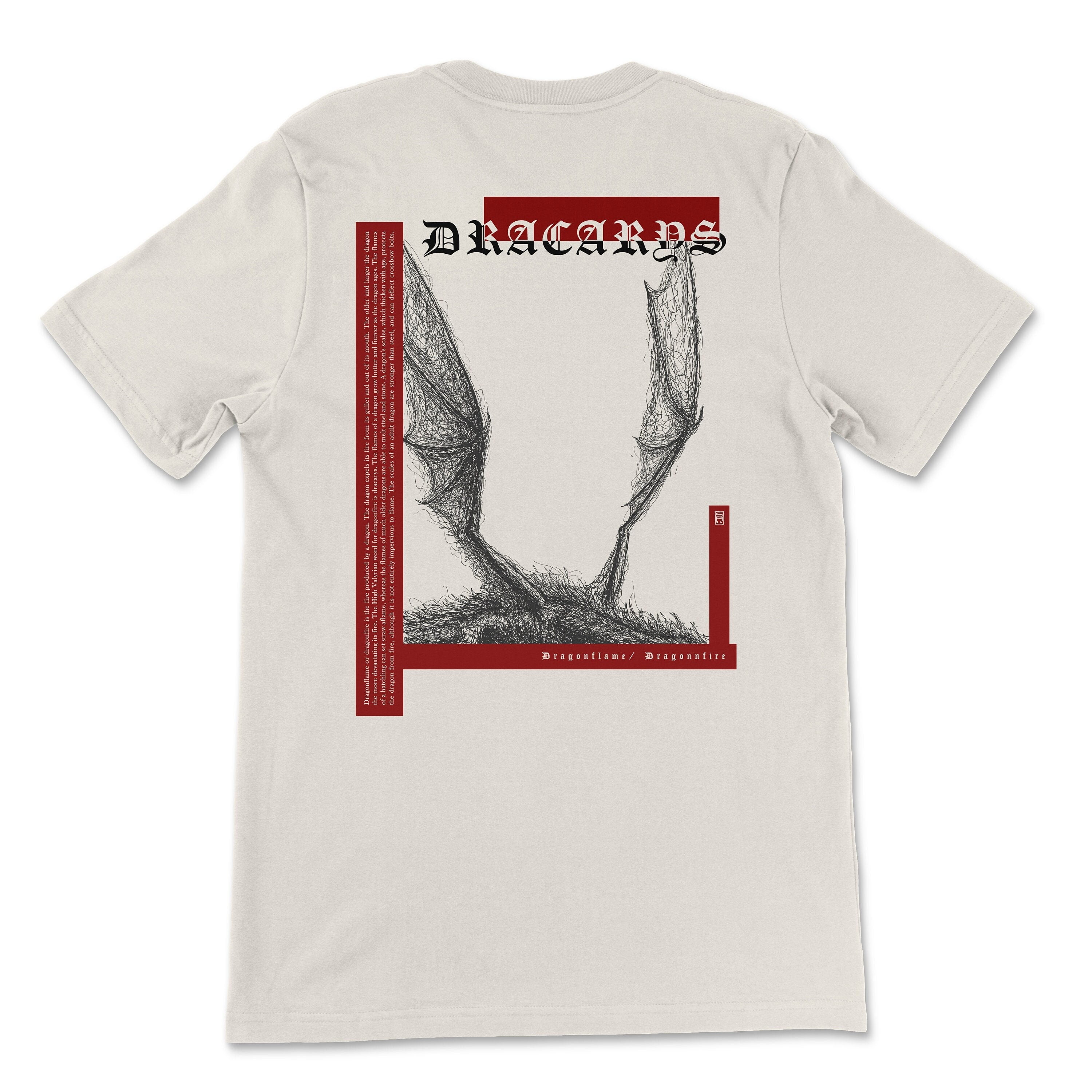 2 side GOT T-Shirt - Dracarys - Dragonflame - Dragonfire - Design ...