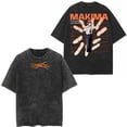 2 side Makima Anime T-Shirt, Chainsaw Man Manga Graphic T-shirt , Dark ...