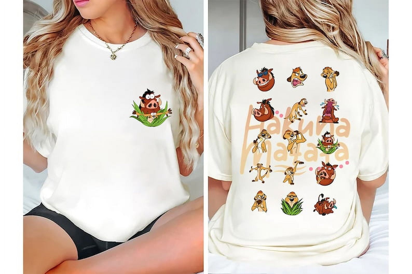 2 side Retro Lion King Shirt, Hakuna Matata Shirts, 90s Lion King T-Shirt, Animal Kingdom T ...