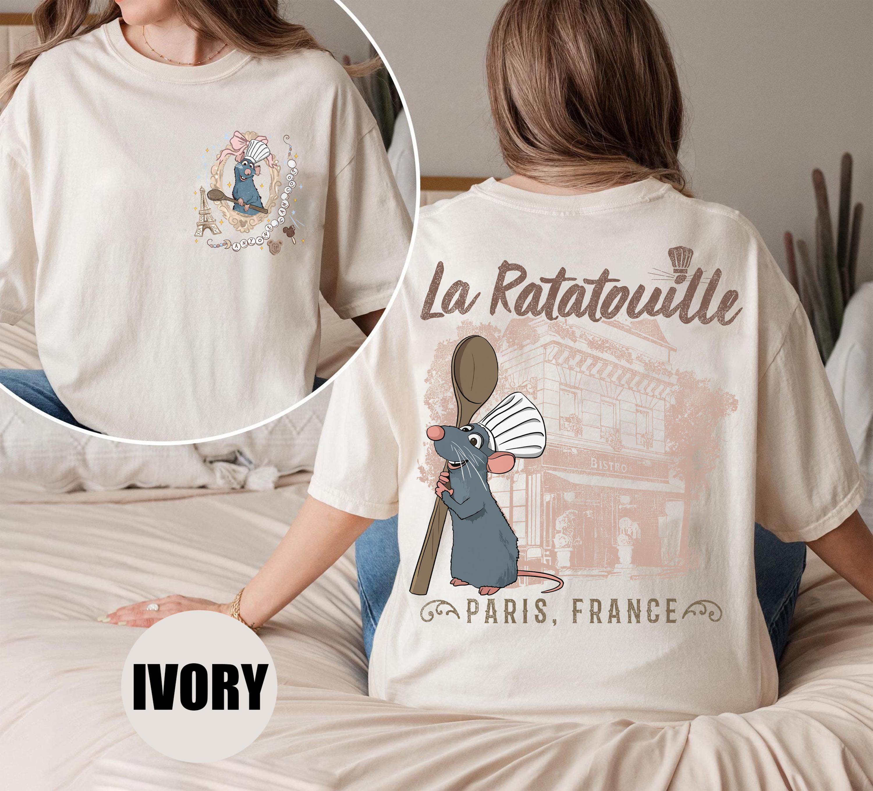 2-sided Little Chef Remy T-Shirt, Ratatouille Paris Tee, Remy Gusteau's ...