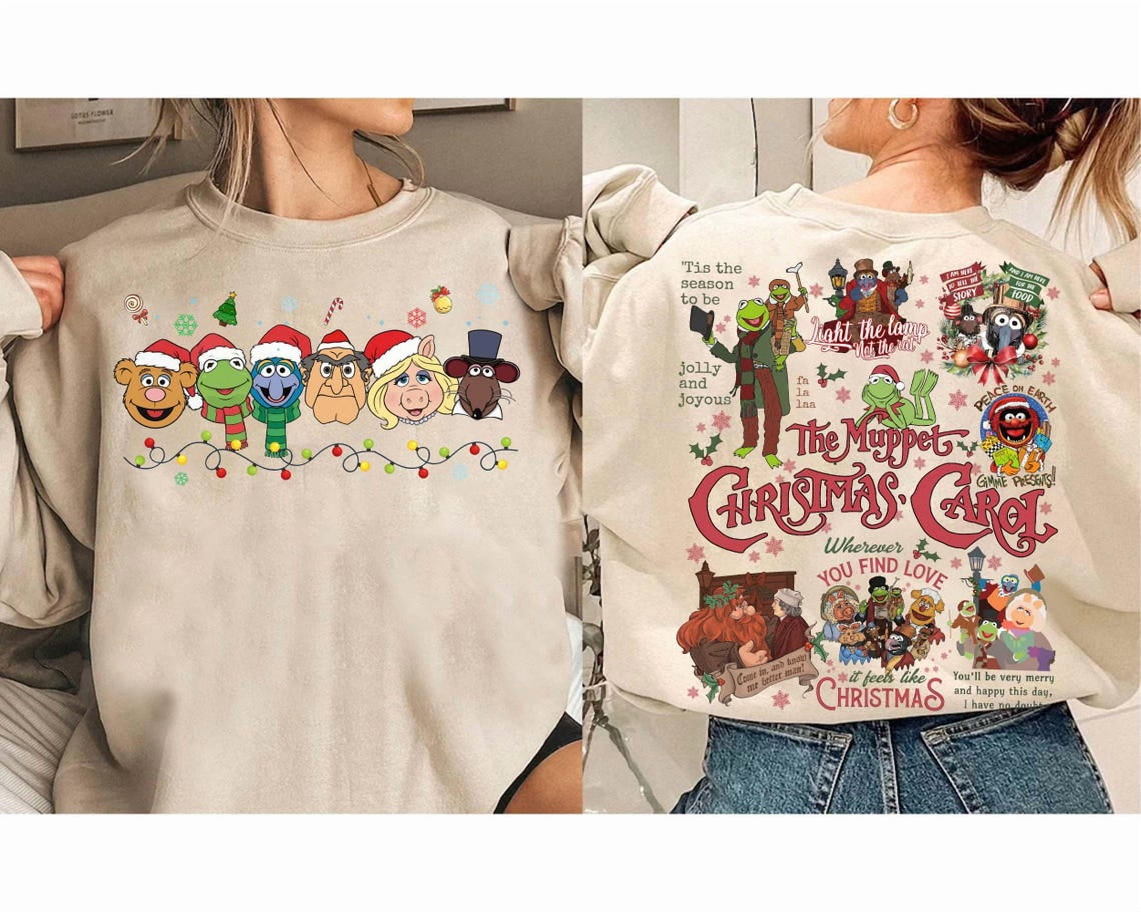 2-sided The Muppets Christmas Carol shirt Christmas Lights Shirt, Gonzo ...