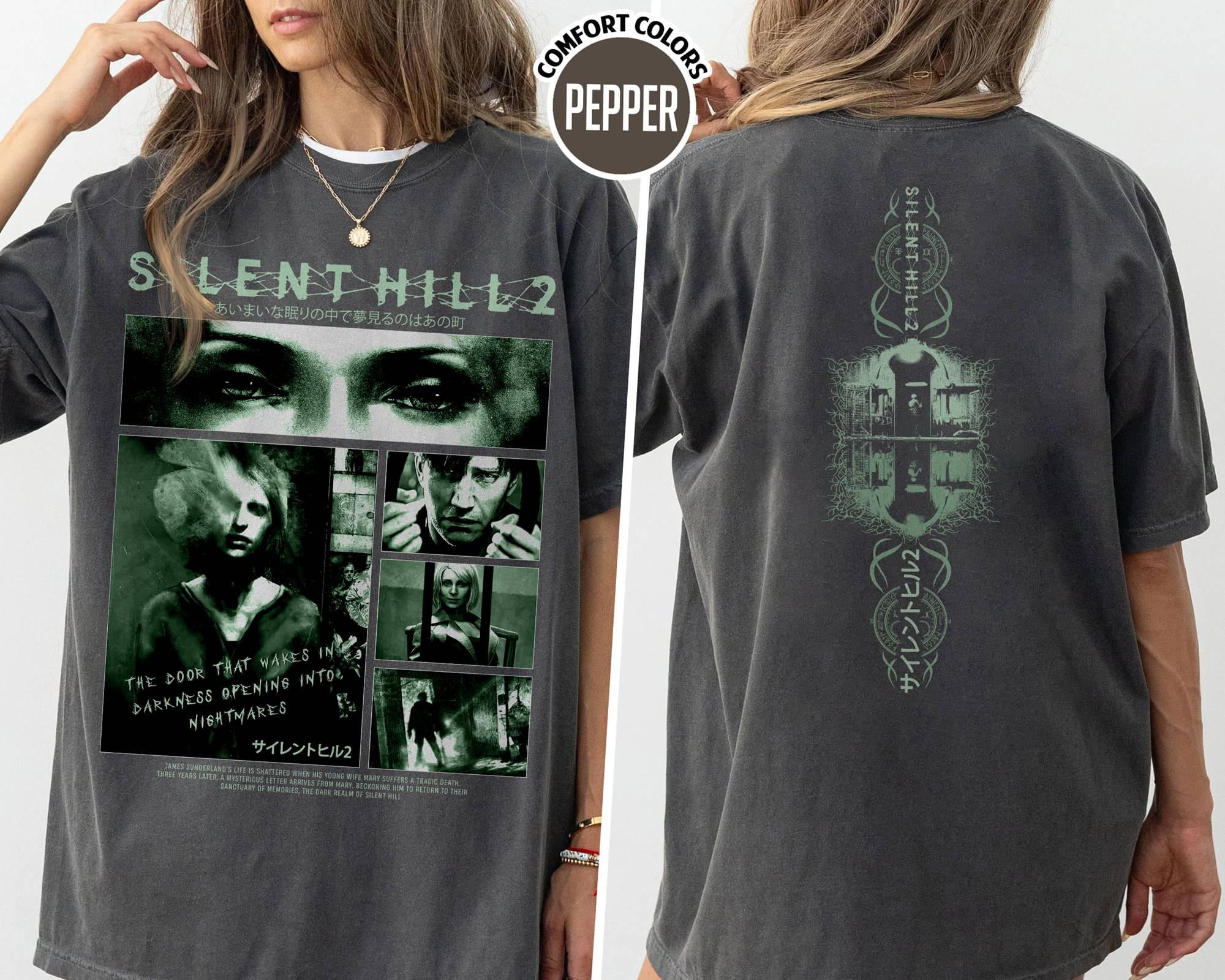 2 sided Silent Hill 2 T-Shirt, Heather Mason Vintage Shirt, Distressed ...