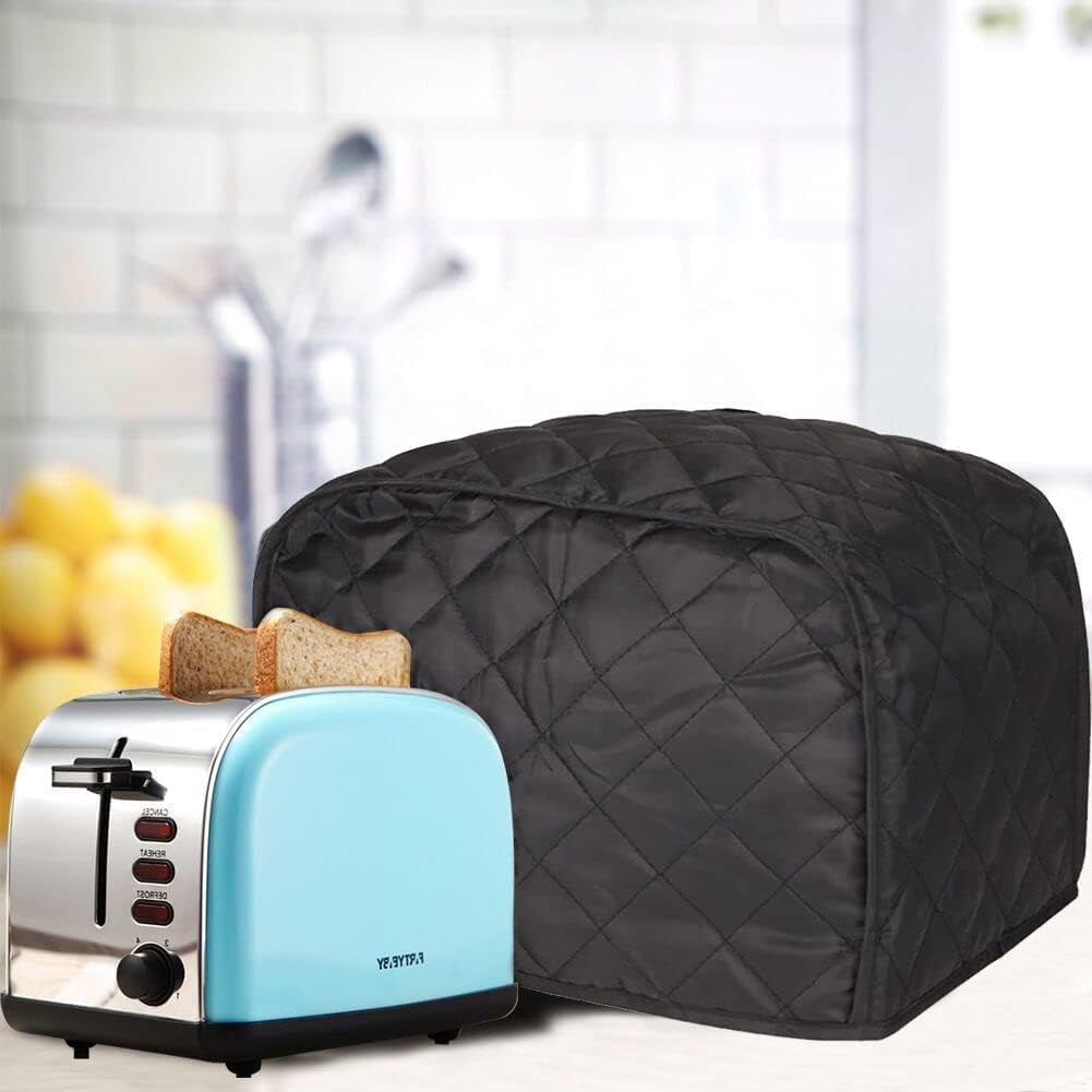 2 slice Toaster Cover, Polyester Fabric Quilted Two Slice Toaster ...