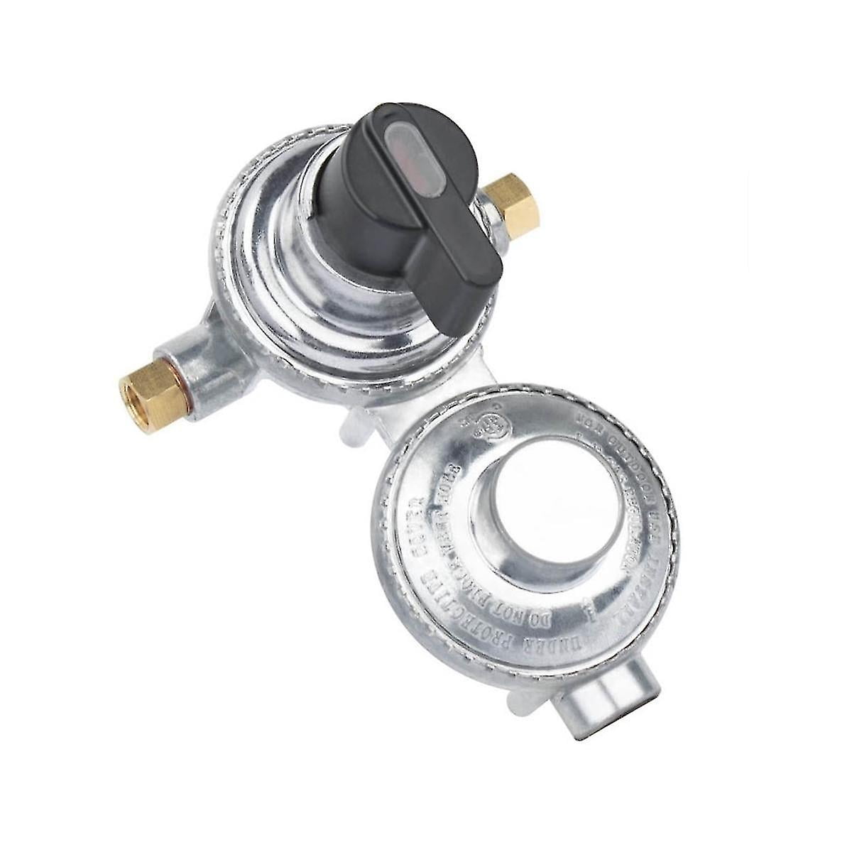 2-stage Automatic Changeover Lp Propane Gas Regulator , 14inch Sae Inverted Flare For Rv Trailer ...