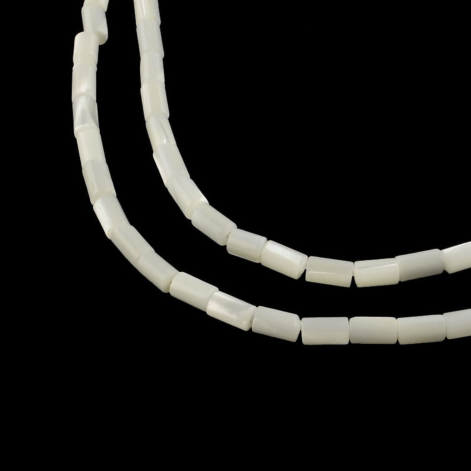 2 strand Column Natural Trochid Shell/Trochus Shell Beads Strands 5~6x3 ...