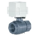 2 way 1" PVC Proportional Modulating Electric Valve,Control Current 4 ...
