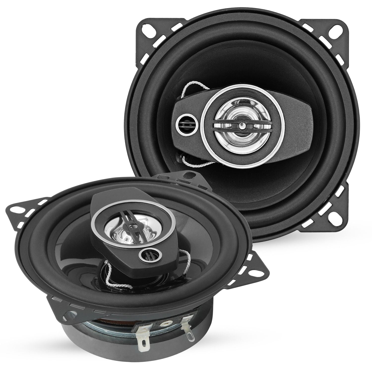 2-way 4-inch Car Speakers, 250W Coaxial Component Speakers, Universal ...