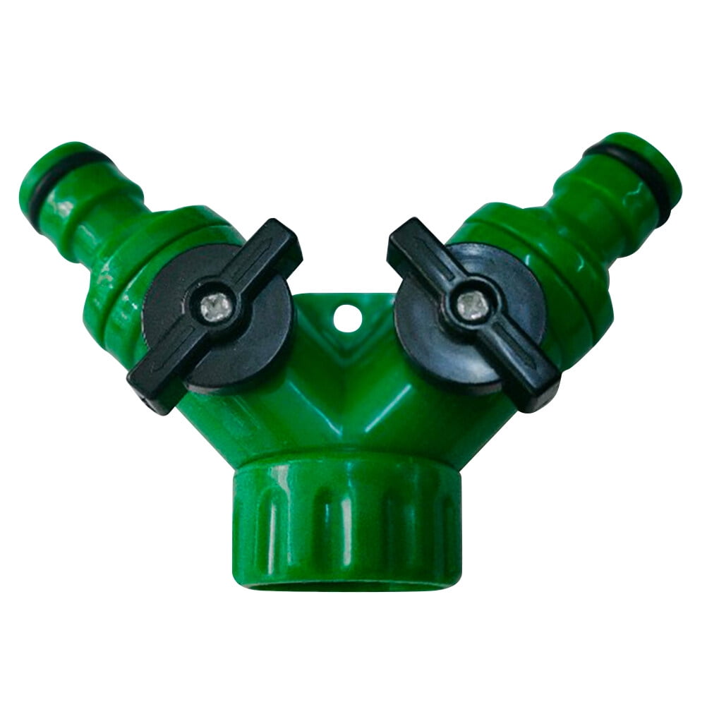 2-way Garden Tap Hose Pipe Connector Splitter Garden Horse Connectors ...