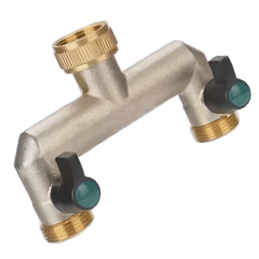 2-way Hose Splitter Nipple Connect Water Distributor Water Separator ...