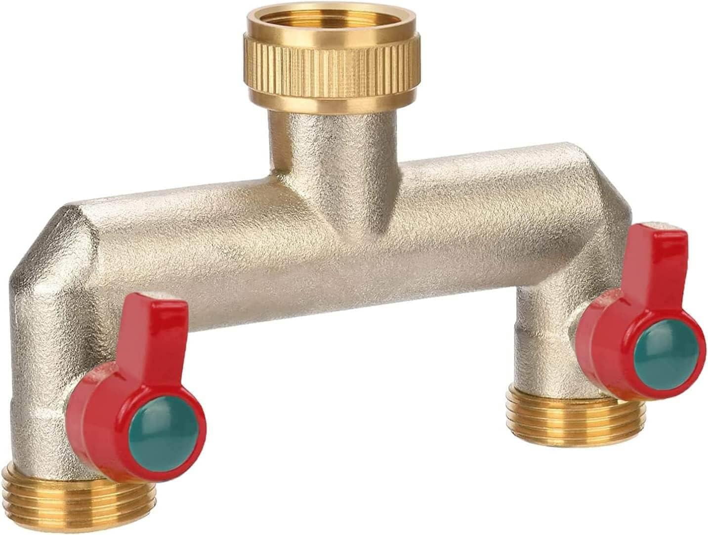 2-way water distributor for connecting two devices simultaneously, 3/4 ...