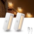 2 wireless charging induction night lights, indoor stair lights ...