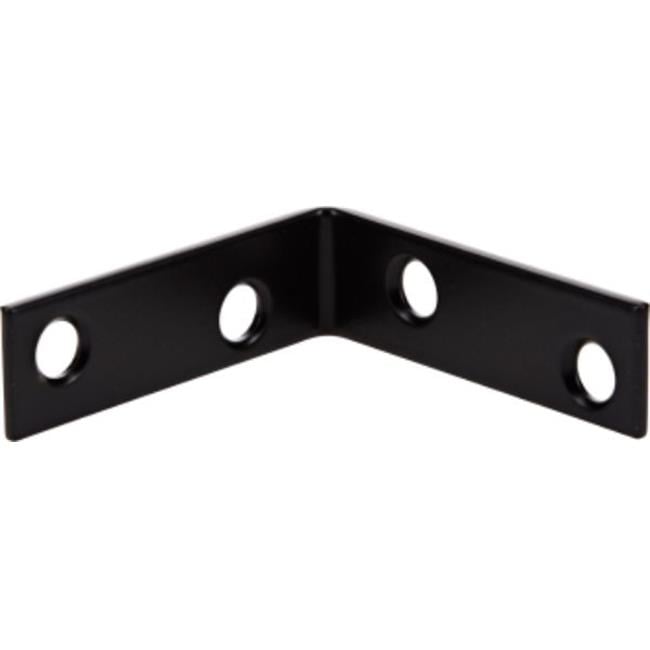 2 x 0.625 in. Corner Brace, Black - Pack of 4 - Walmart.com