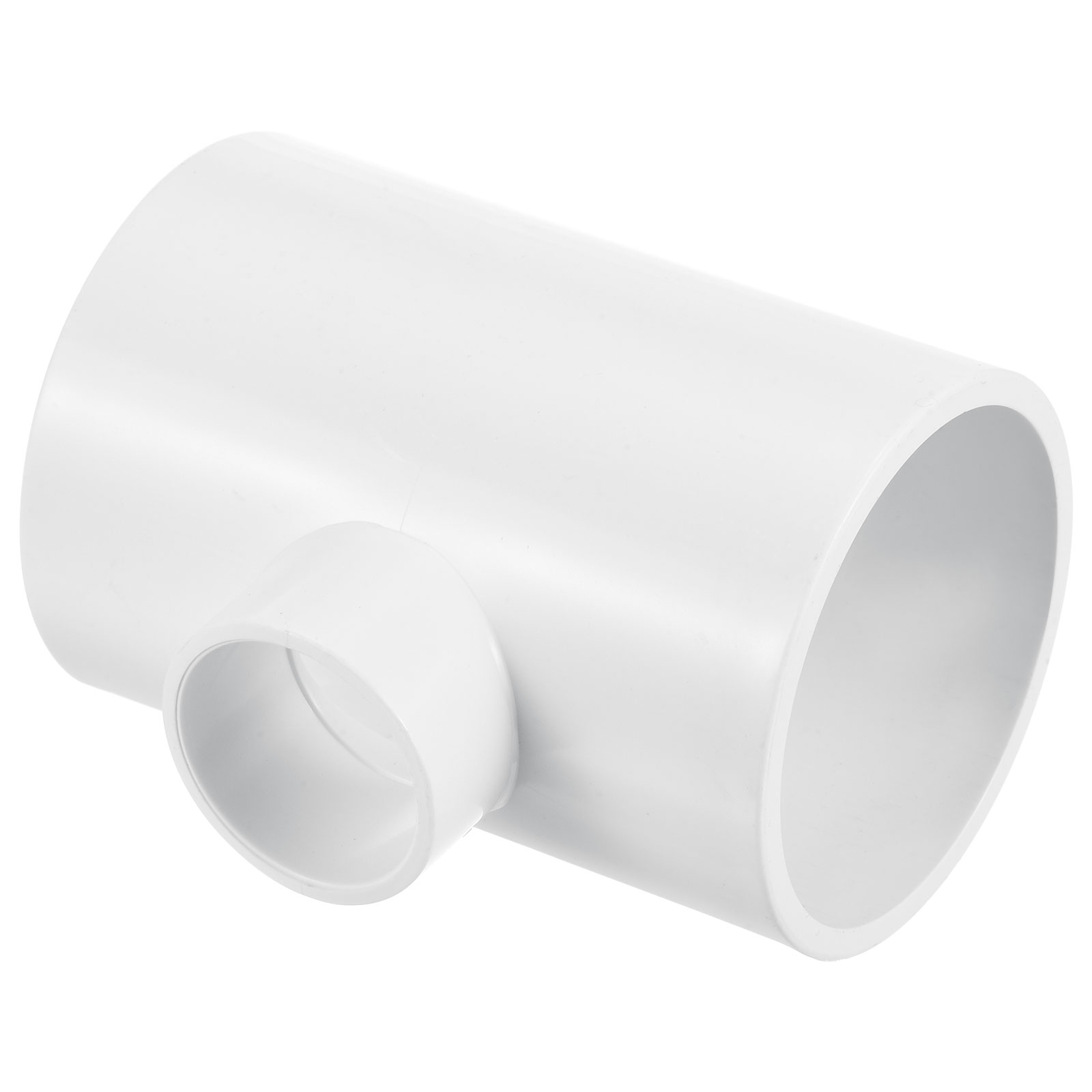 2" x 1" 3 Way Tee Pipe Fittings UPVC, Joint Coupling Pipe Adapter, White - Walmart.com