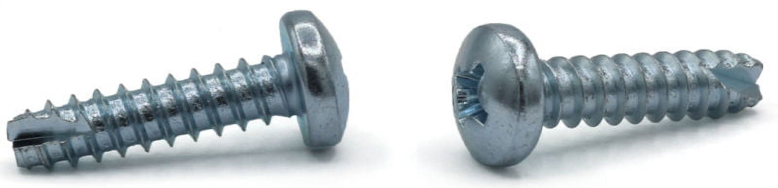 #2 x 1/4" Type 25 Thread Cutting Screws / Phillips / Pan Head / Steel ...