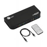 2 x 1 HDMI 4K HDR KVM USB 3.0 Switch with Remote Control - Walmart.com