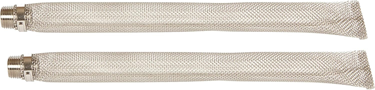 2 x 1" Stainless Steel Bazooka kettle Screen for brew kettle or mash ...