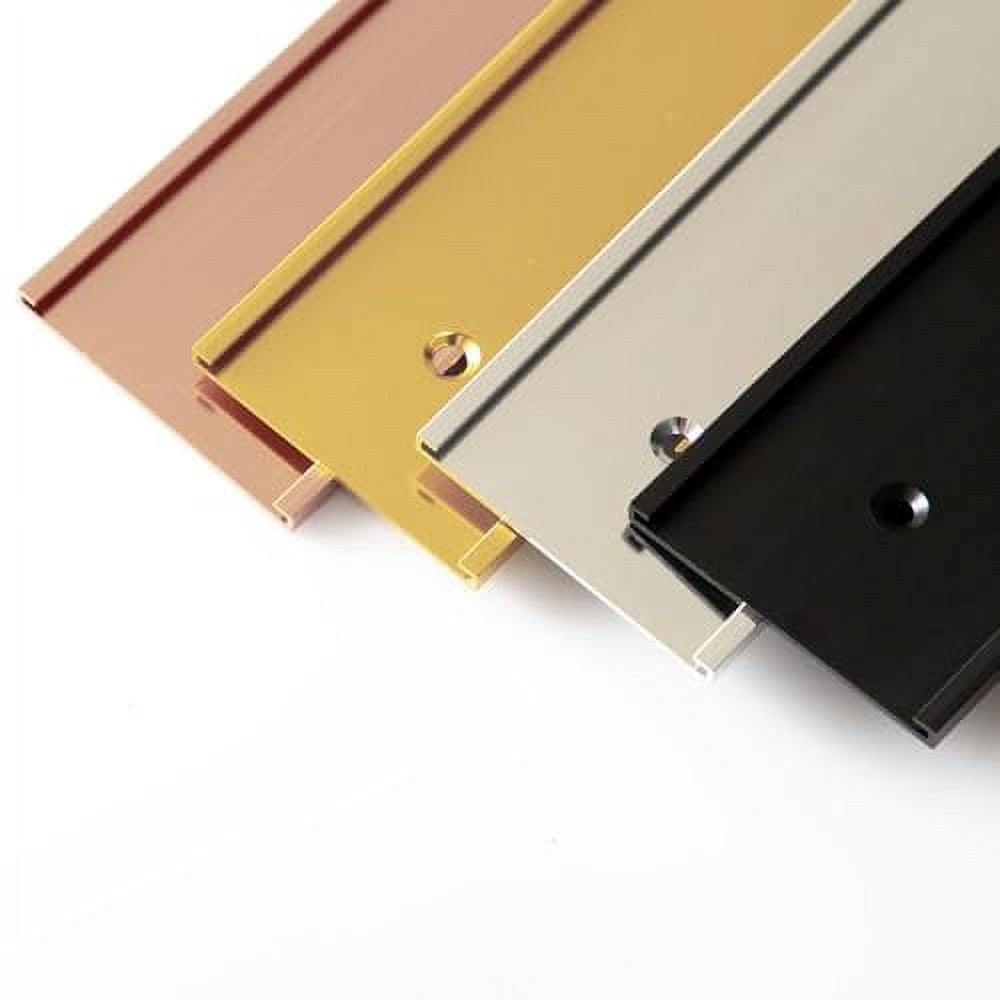 2" x 10" Aluminum Office Desk Nameplate Sign Holder (Gold) 5 Pack ...