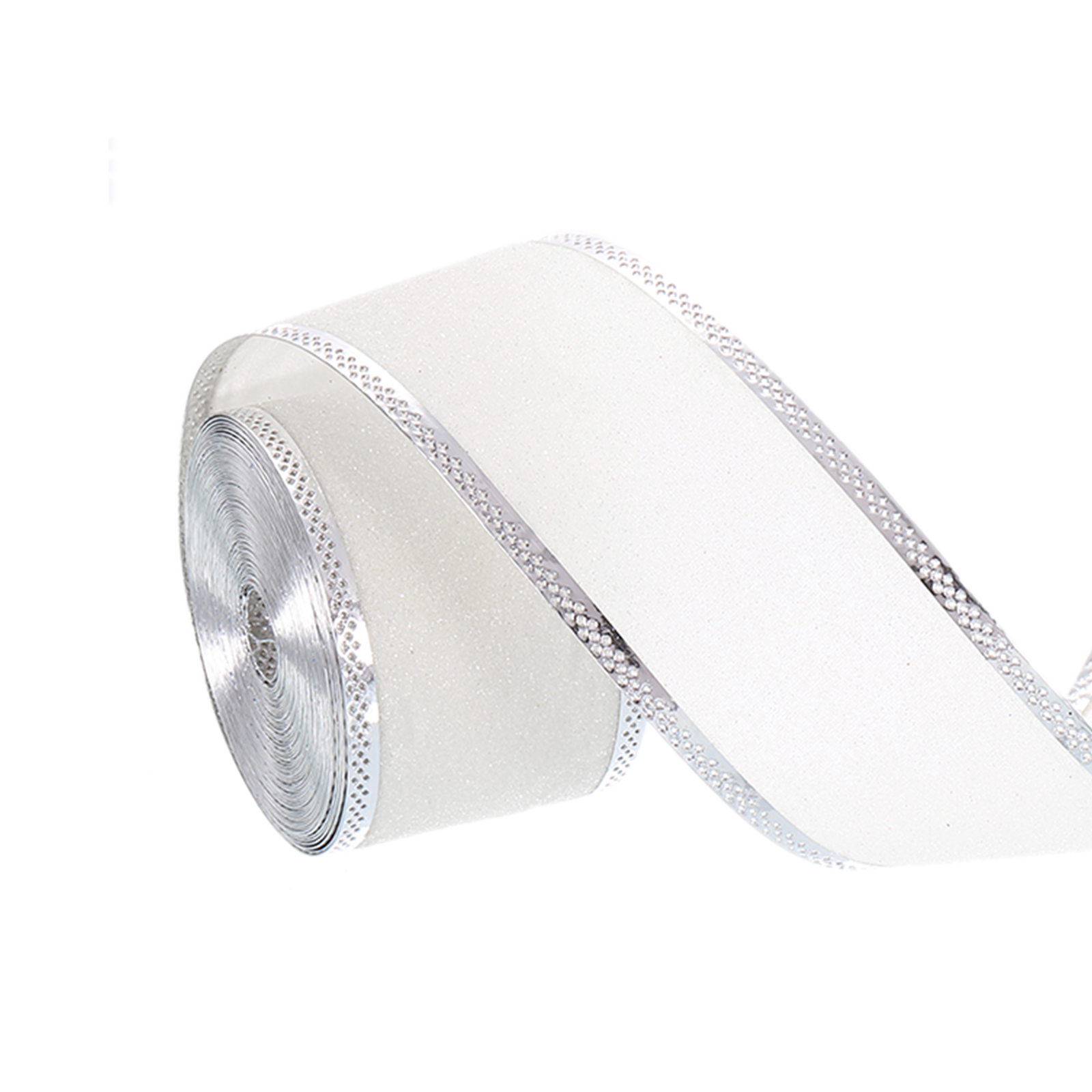 2" x 10 Yards Sparkling Ribbon, Christmas Wired Ribbons for Wreath Bow ...