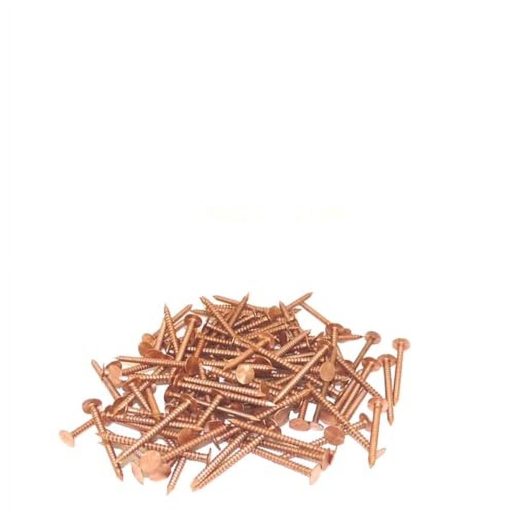 2" x 10GA 6D Ring Copper Roofing/Slating Nails 5lb | CPR200R5 - Walmart.com