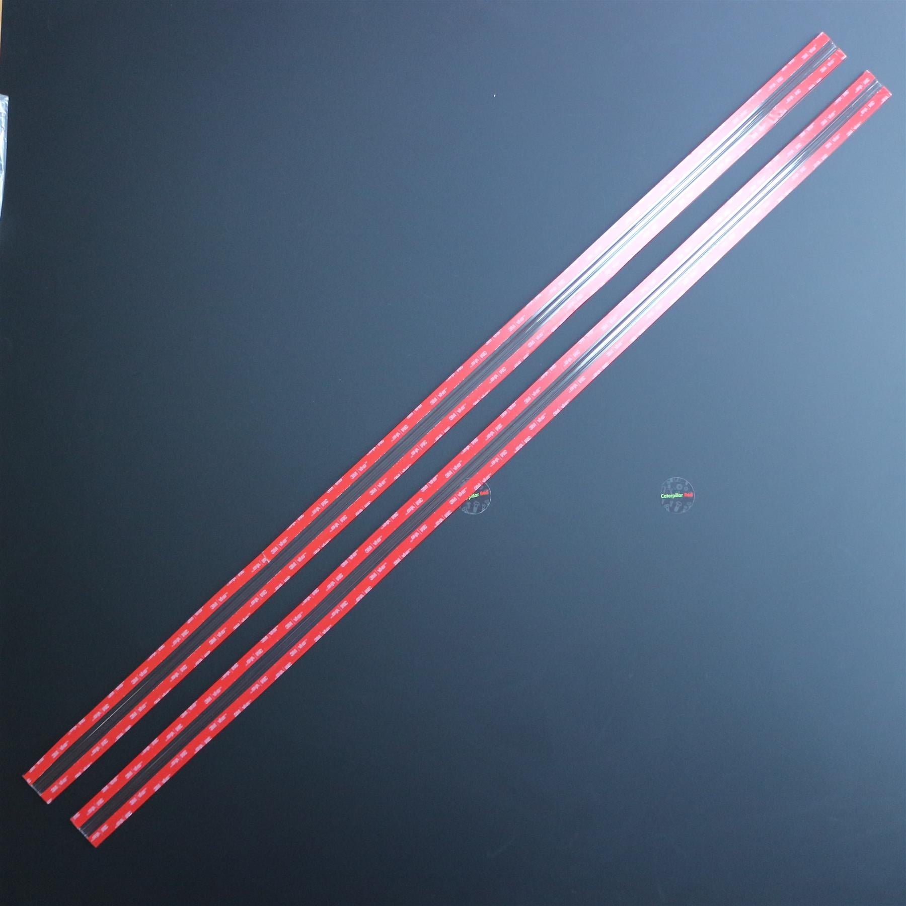 2 x 1150mm Flexible Hinges - No glue required, Self Adhesive. Low ...