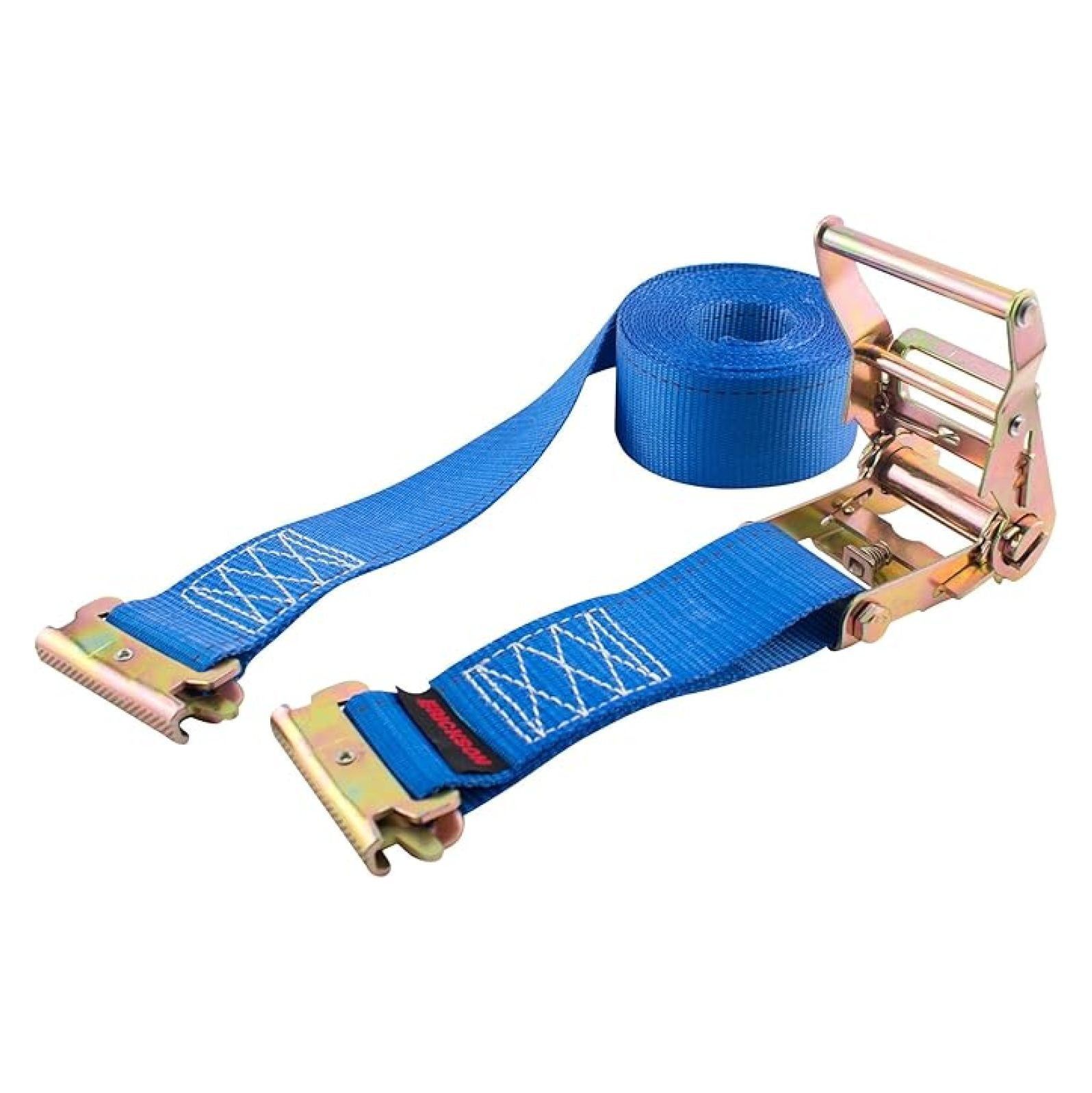 2" x 12' Ratcheting E-Track Strap - Blue Logistic Tie Down Secure Cargo ...
