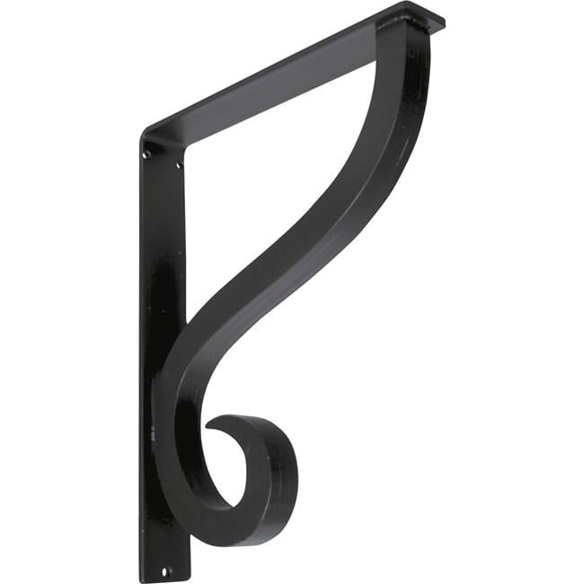 2 x 12 x 15 in. Ashford Triple Wrought Iron Bracket - Triple Center ...