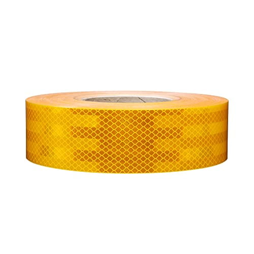 2" x 15' Roll 3M Reflective Safety Tape 983-71NL Yellow Diamond Grade ...