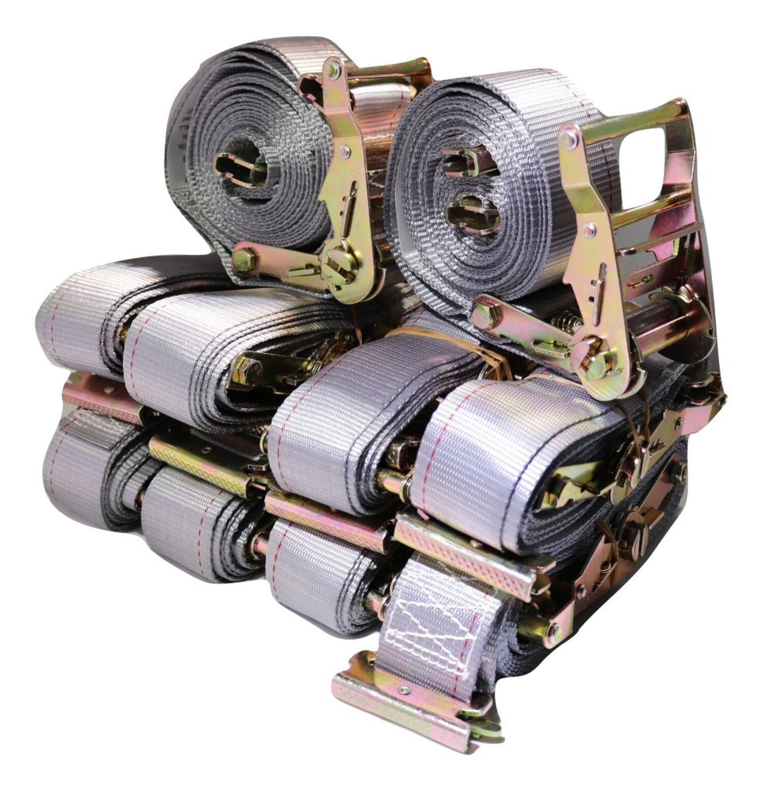 2"x 16 ft. Logistic Van Ratchet E-Track Straps w/ Spring E Fittings ...