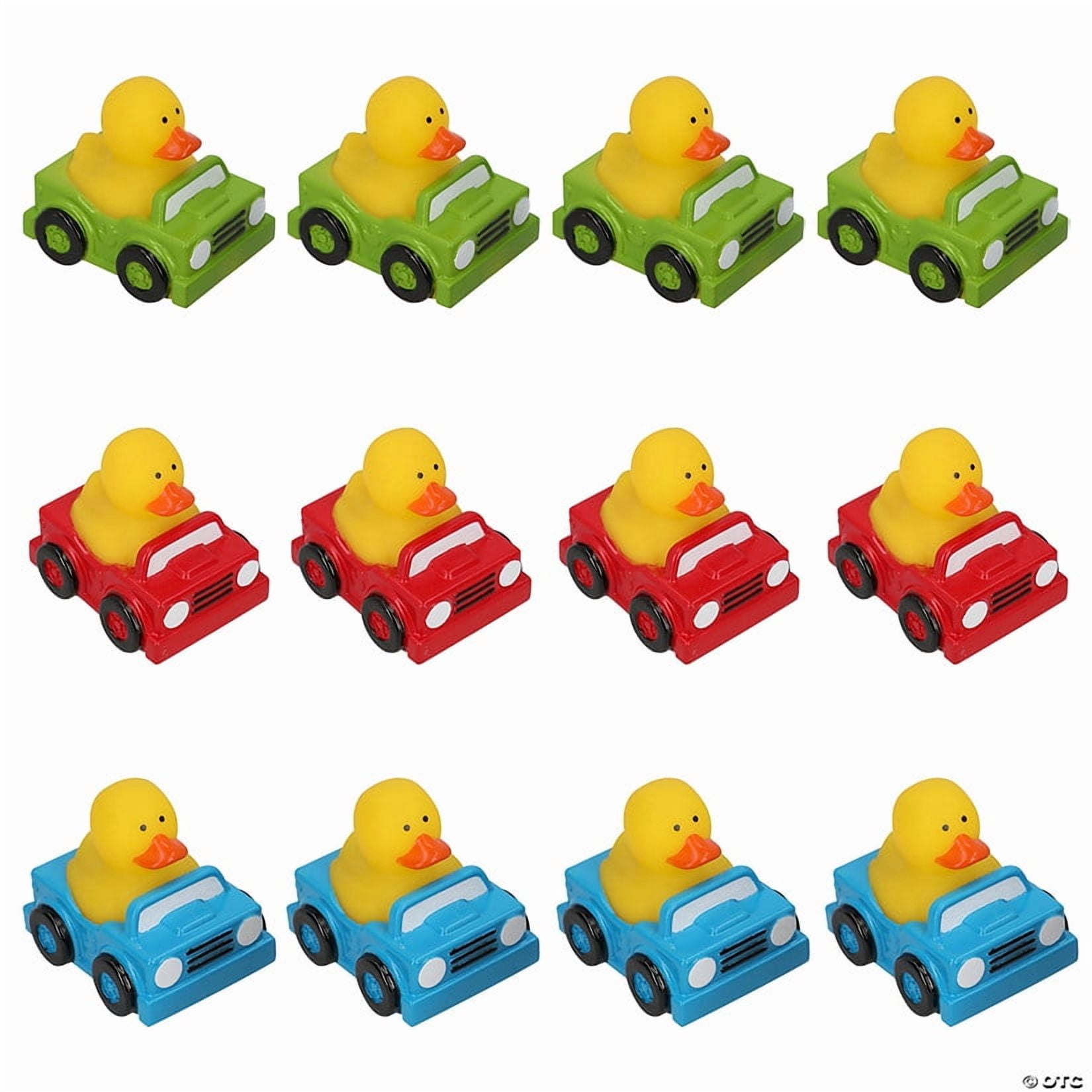 2" x 2 1/2" 4-Wheeler Vehicle Driving Rubber Ducks – 12 Pieces ...
