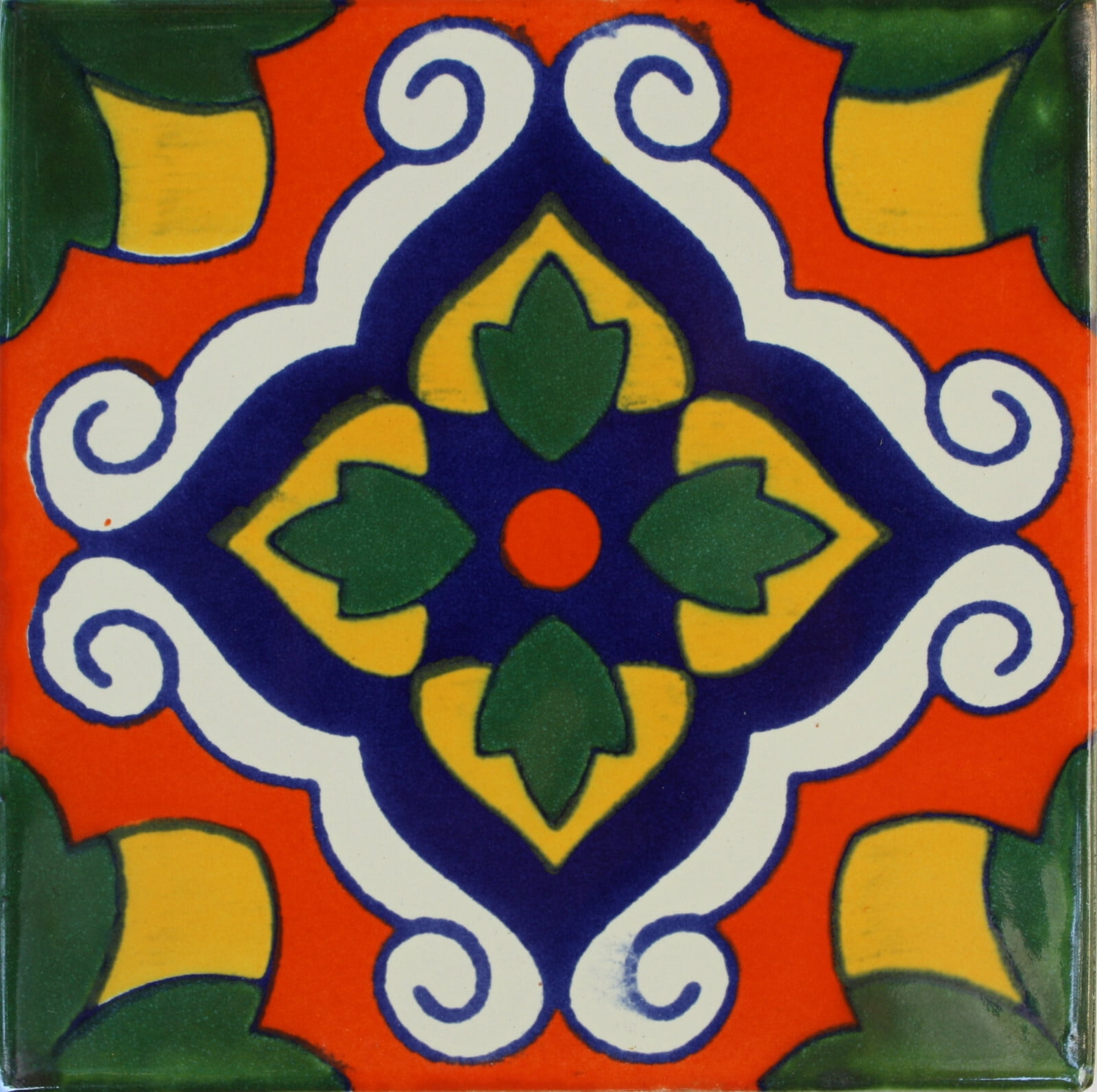 2" x 2" 36 pcs Urecho Talavera Mexican Tile - Walmart.com