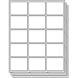 2 x 2-5/8 inch ID Labels for Inkjet & Laser Printers (15 per Sheet ...