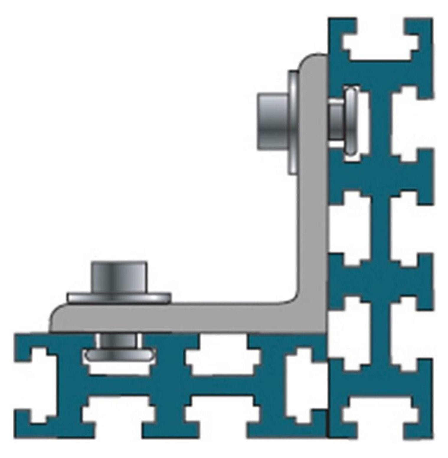 2" x 2" Multi Track Brackets, pack of 2 - Walmart.com