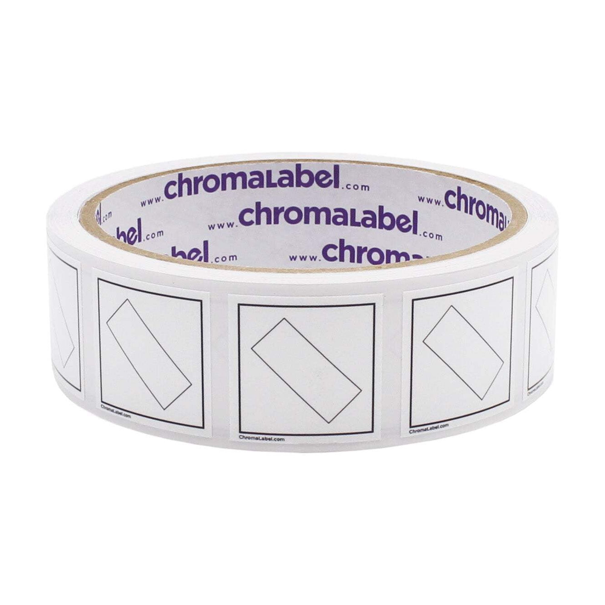 2" x 2" Permanent Durable Square D.O.T. Hazard Labels, Blank Hazard ...