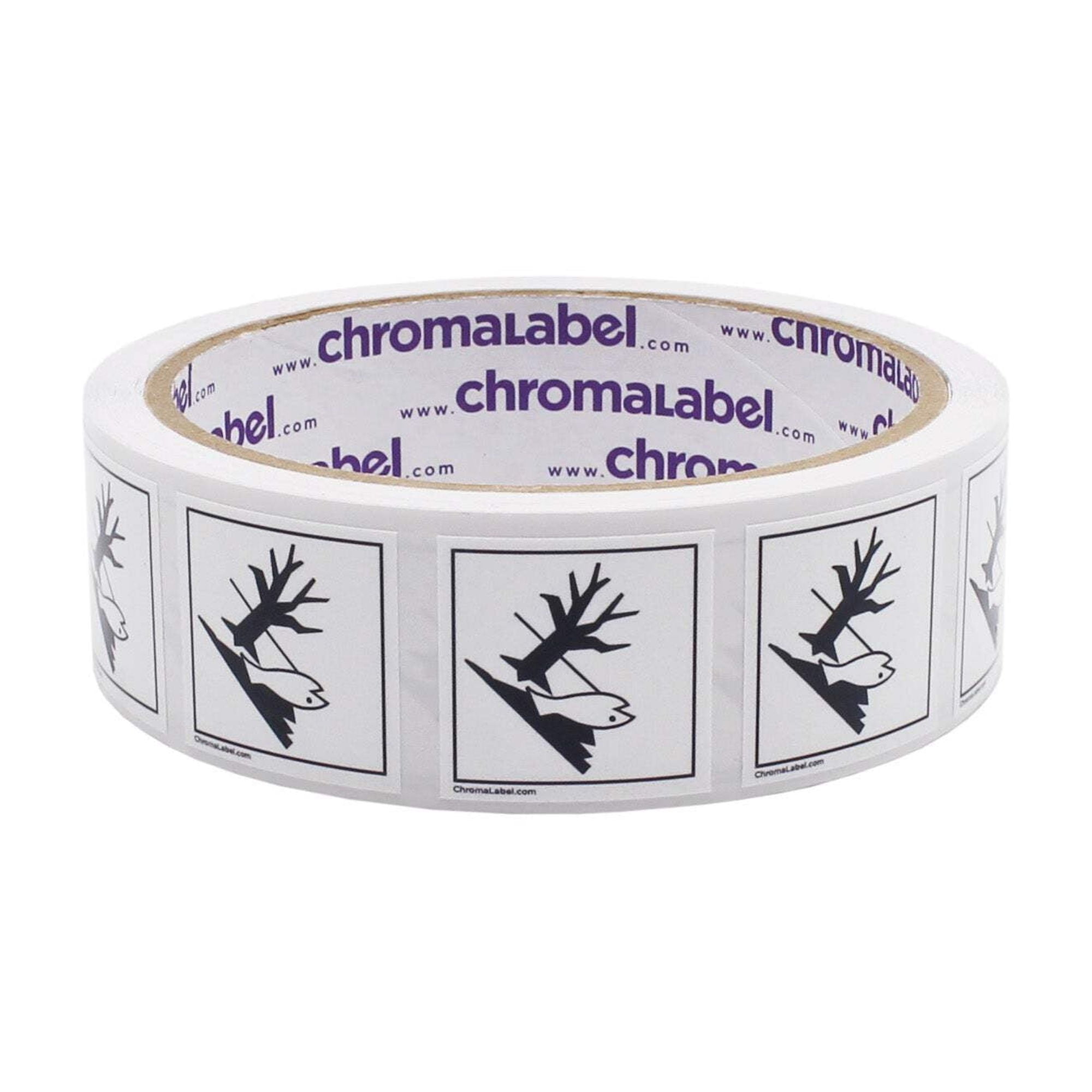 2" x 2" Permanent Durable Square D.O.T. Hazard Labels, Ecological ...