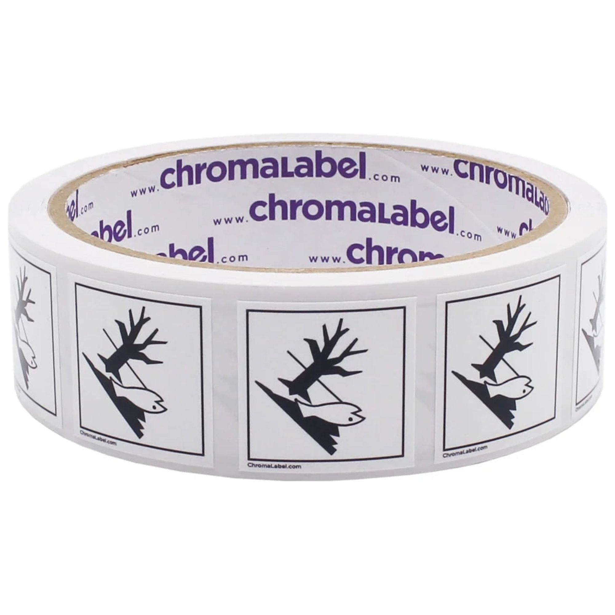 2 x 2 Permanent Durable Square D.O.T. Hazard Labels, Ecological Hazard ...