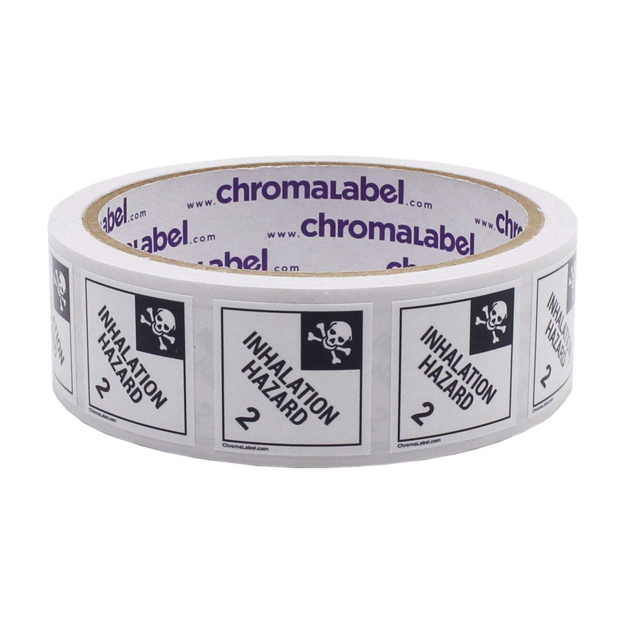 2" x 2" Permanent Durable Square D.O.T. Hazard Labels, Hazard Class 2 ...