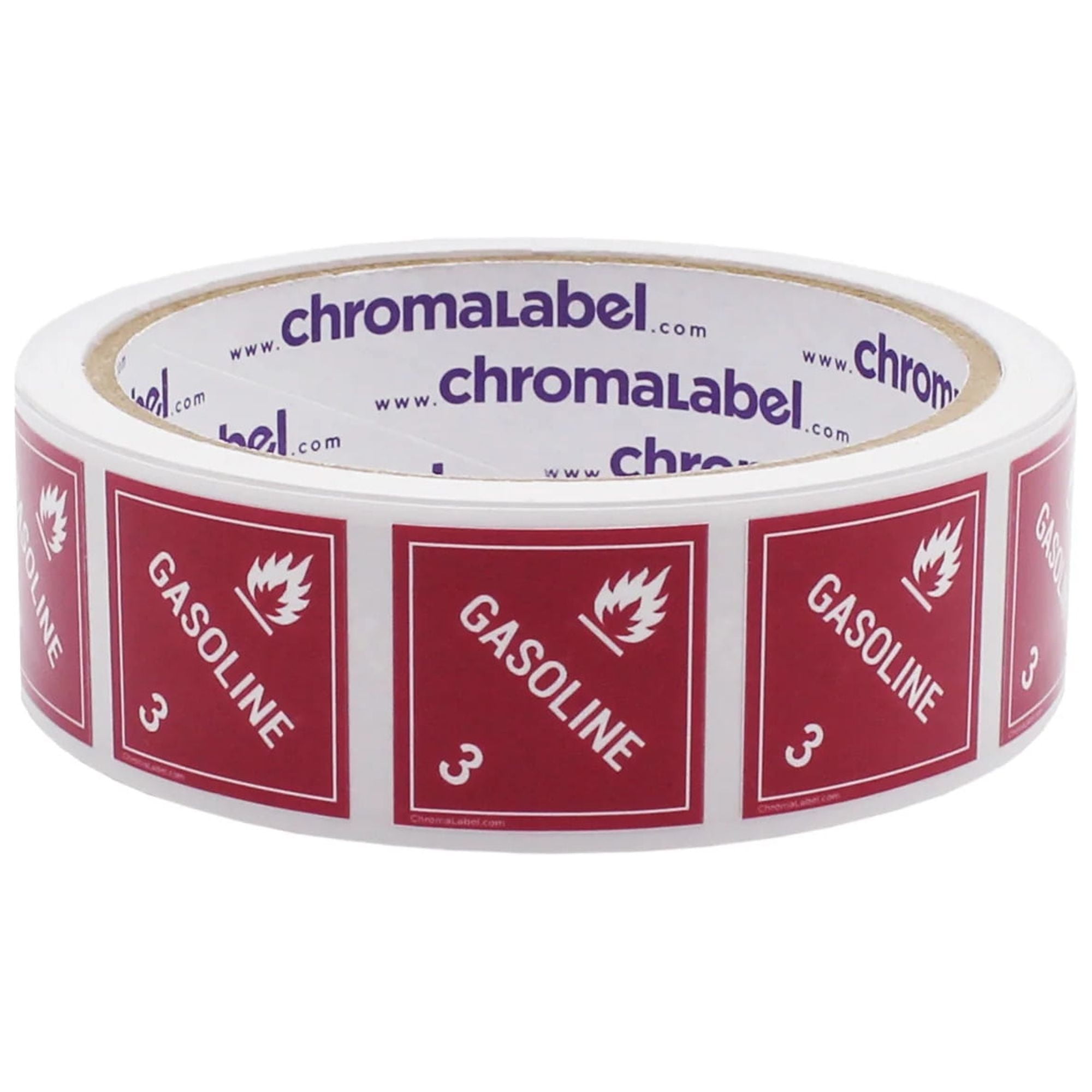 2 x 2 Permanent Durable Square D.O.T. Hazard Labels, Hazard Class 3 ...