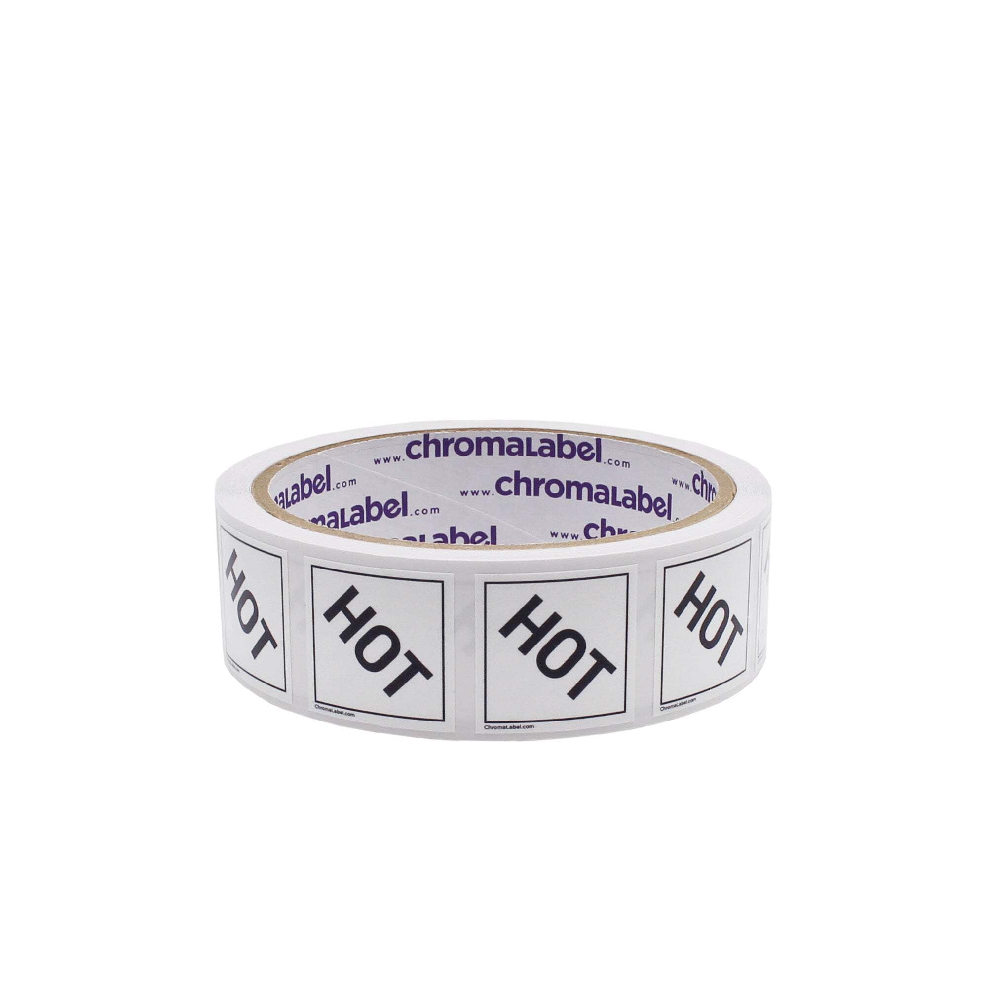 2" x 2" Permanent Durable Square D.O.T. Hazard Labels, Hot Hazard ...