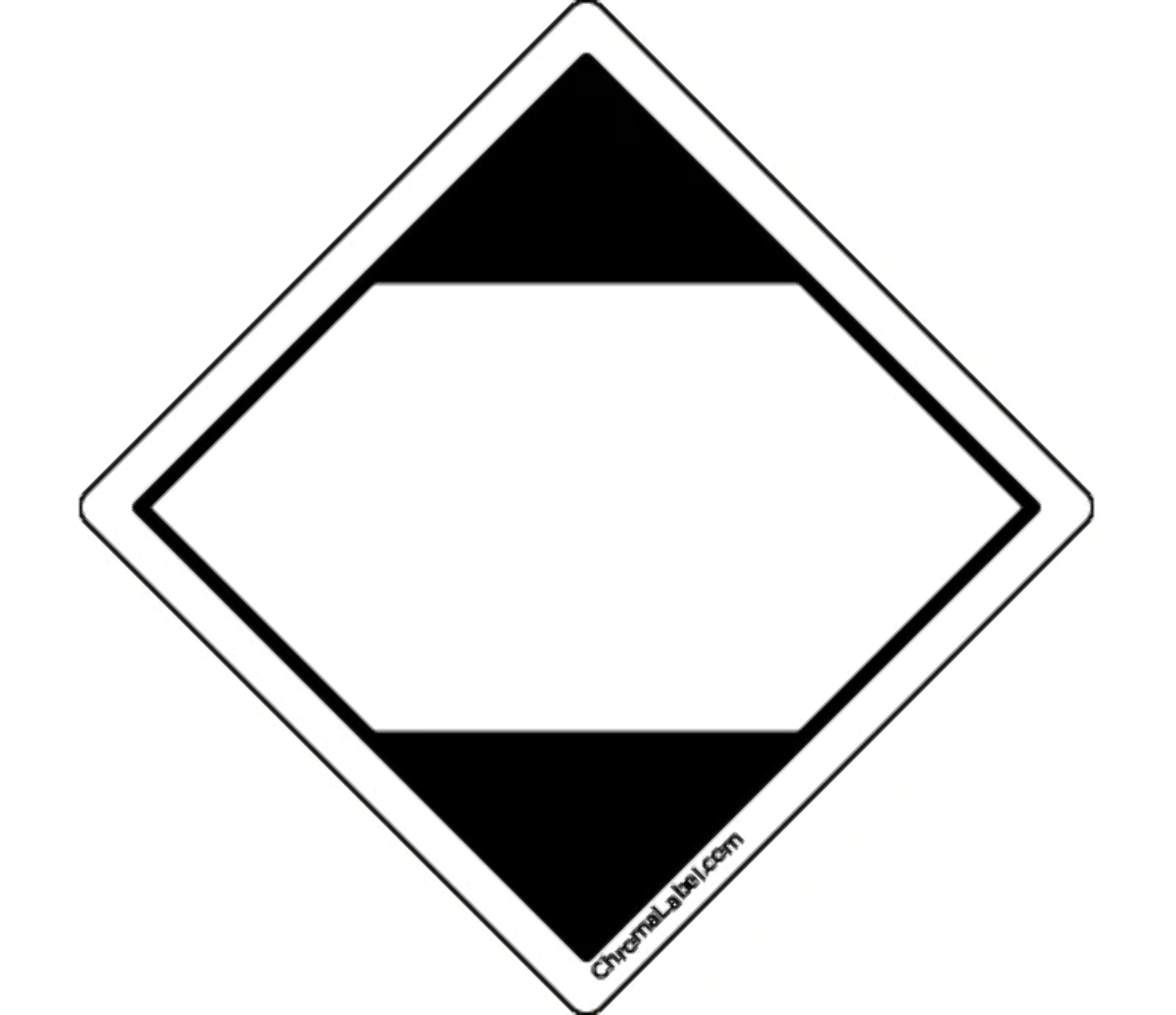 2" x 2" Permanent Durable Square D.O.T. Hazard Labels, Limited Quantity ...