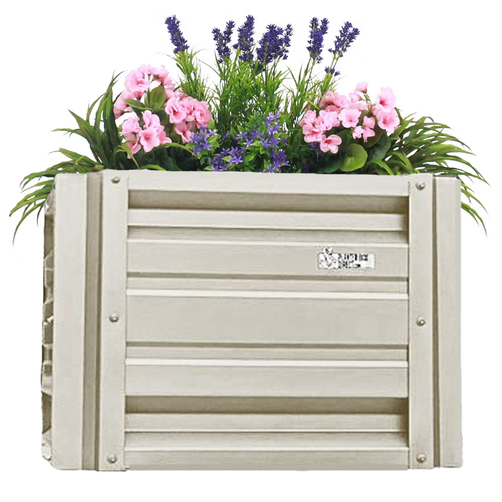 2 x 2 Square Metal Planter Box Durable Raised Garden Bed in Galvalume ...