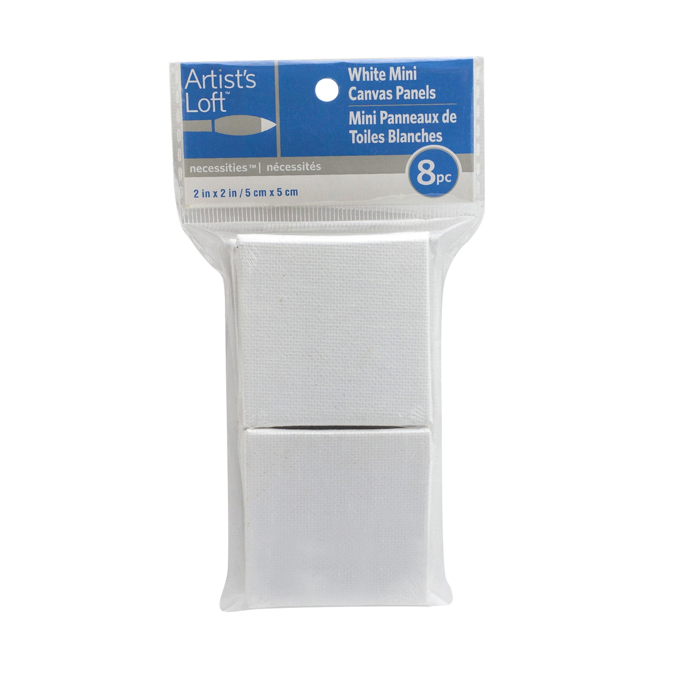 2" x 2" White Mini Canvas Panels by Artist's Loft Necessities ...