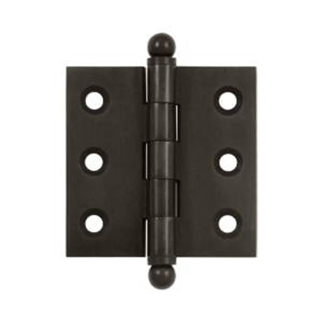 2 x 2 in. Hinge with Ball Tips- Oil Rubbed Bronze - Solid - Walmart.com