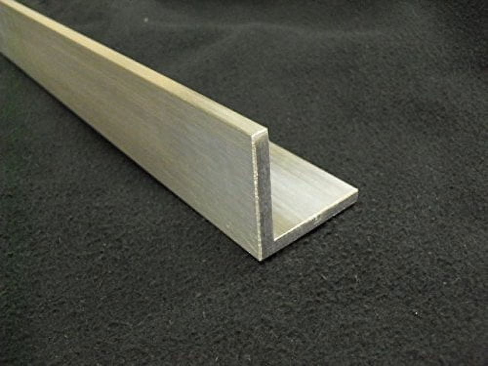 2" x 2" x 1/4" x 84" long Aluminum architectural angle 6063 Mill Finish ...